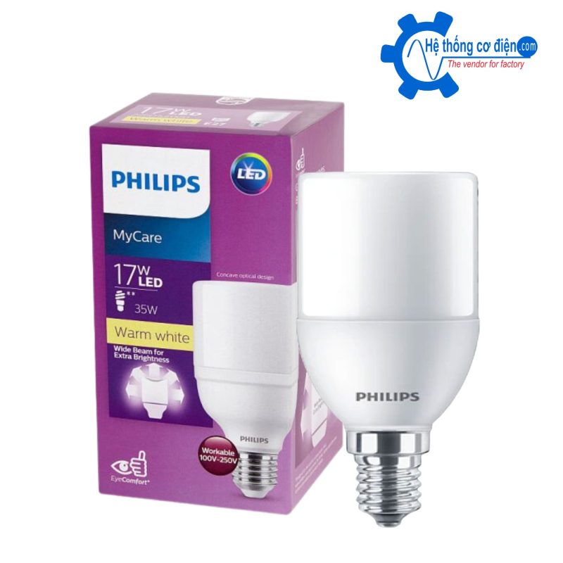 Philips LED Bright 17W E27 1CT/12 APR - Hệ Thống Cơ Điện