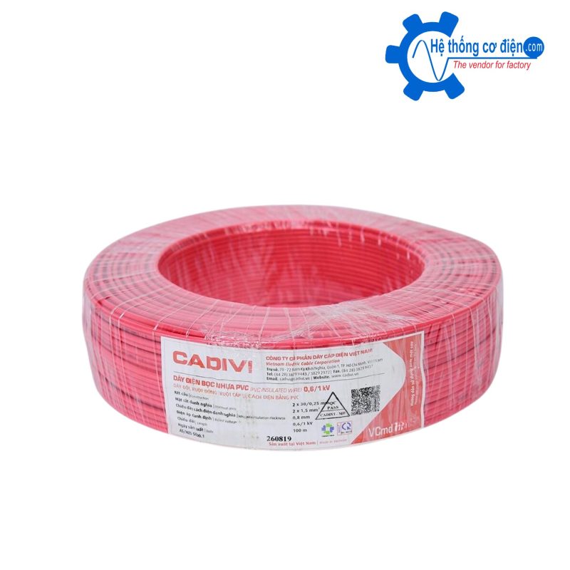 Dây Điện Cadivi VCmd 2x0.5 (2x16/0.2) - Hệ Thống Cơ Điện