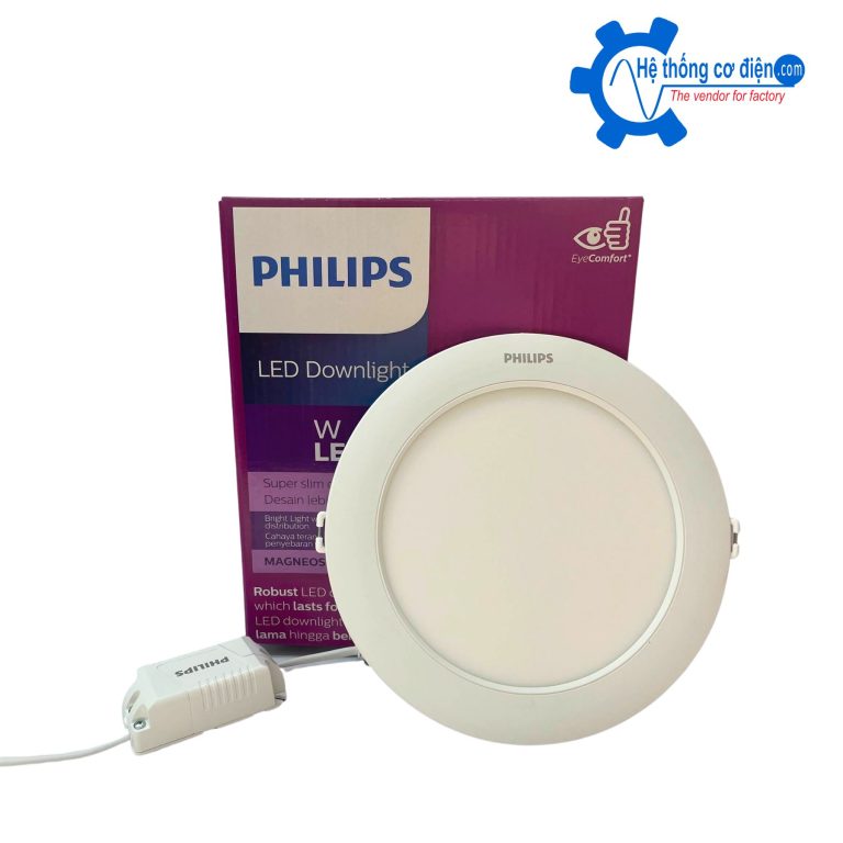 Đèn âm trần LED PHILIPS DL262 Slim RD 150 12W - Hệ Thống Cơ Điện