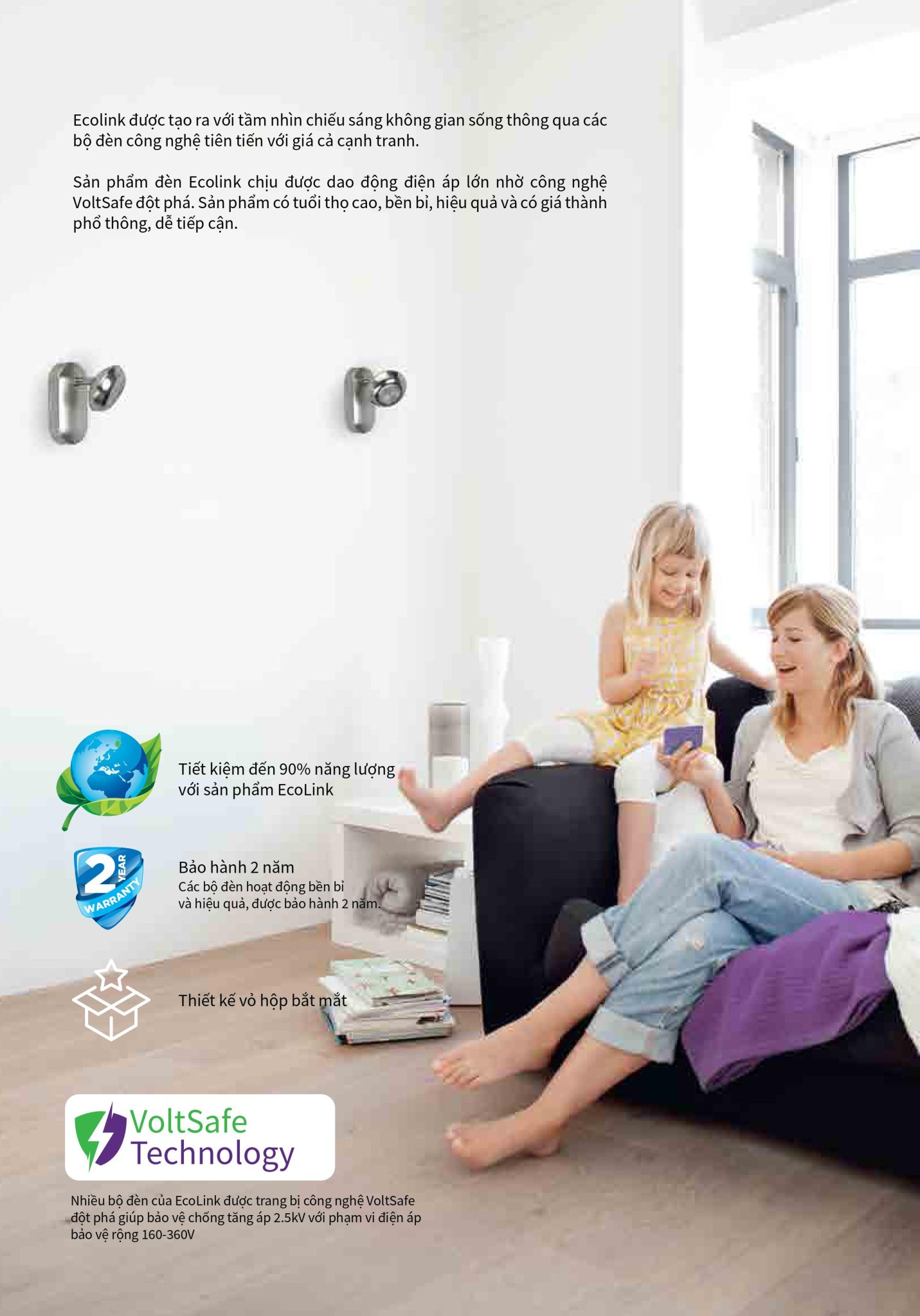 Bóng Led EcoLink Tube DE 1200mm 18W T8 G13 - Hệ Thống Cơ Điện